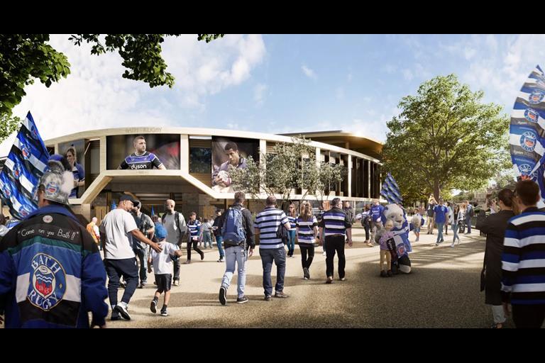 Council backs Kay Elliott’s plans for Bath rugby stadium after 15-year ...